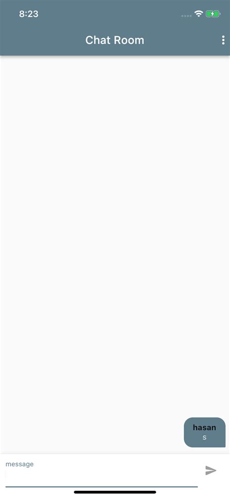 flutter chat room app made with firebase cloud firestore