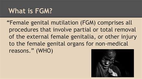 Ppt Female Genital Mutilation Powerpoint Presentation Id 2101373