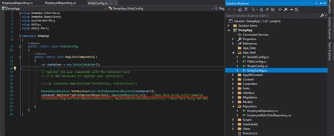 dependency injection di in mvc the code hubs