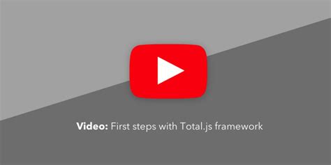 video first steps with total js total js platform blog