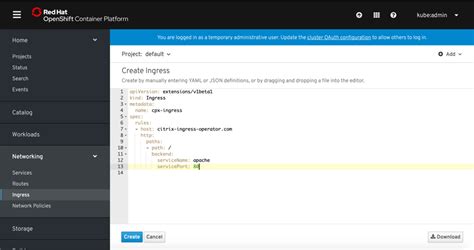 deploy the citrix ingress controller using red hat openshift operators