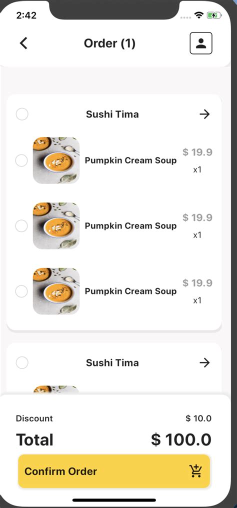 food delivery app made by flutter and bloc best flutter apps
