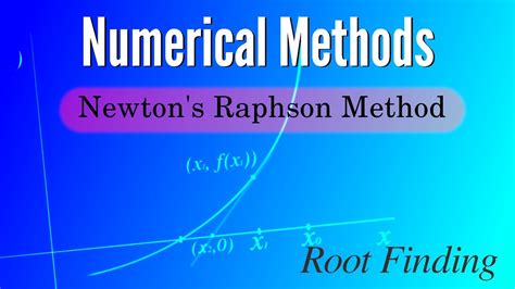 Newton Raphson Method Explained Numerical Methods Youtube