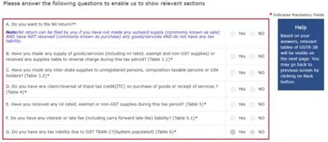 Gstr 3b Format Rules How To File Rules Dialabank