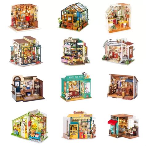 Rolife Diy 3d Wooden Dollhouse 1 24 Scale Miniature Building Kit With