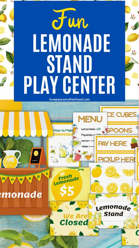 Lemonade Stand Dramatic Play Center In 2024 Dramatic Play Dramatic