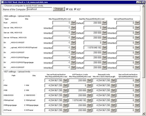 iis limit check article