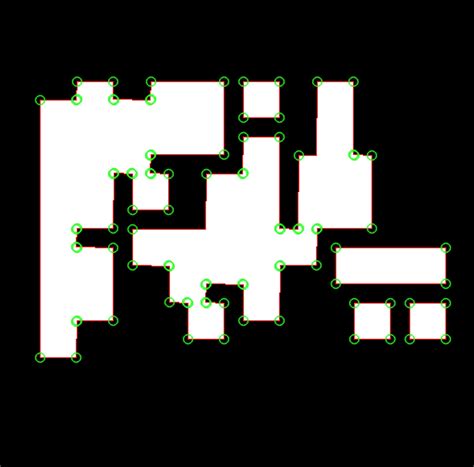 python finding contours of inner holes for images with multiple outer