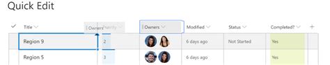 enhanced quick edit for sharepoint lists and libraries