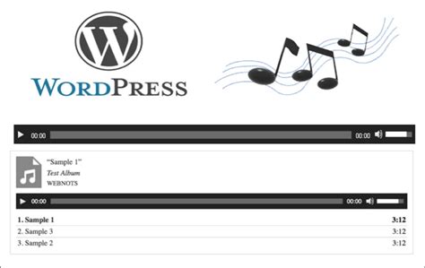 how to add audio player in wordpress site without plugin webnots