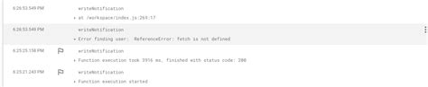 javascript push notifications not working using