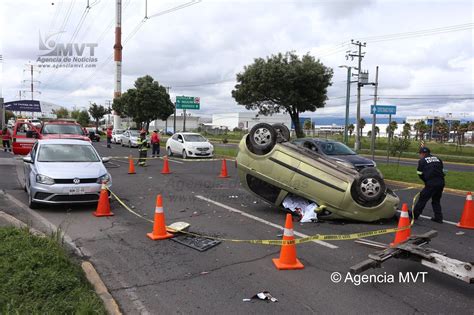 Muere Joven En Volcadura Sobre Bulevar Aeropuerto En Toluca