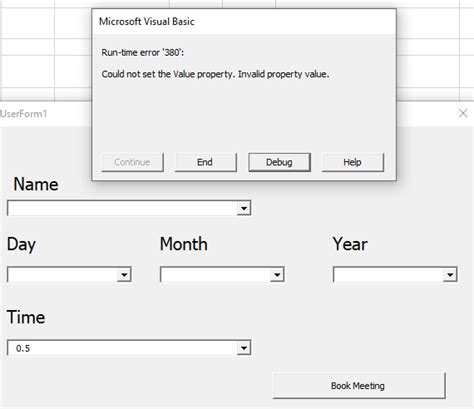 excel format of value in combobox is not showing