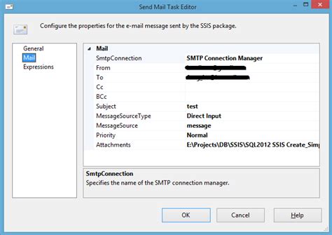 information technology sending mail from ssis