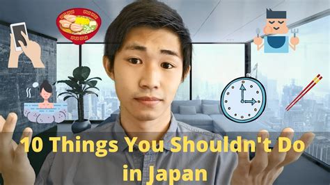 10 Things You Shouldnt Do In Japan Youtube