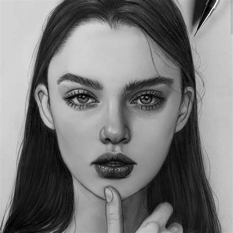Retrato Realista A Lapiz Retrato Realista A Lapiz Dibujos Realistas