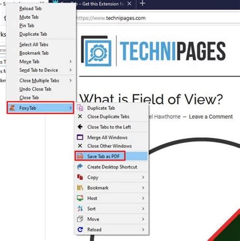 quickly save a web page as a pdf on chrome firefox and