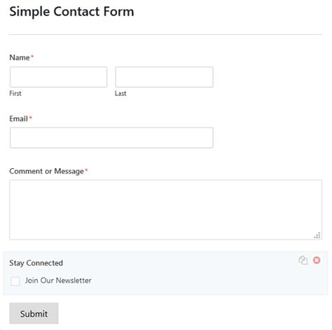 how to add a constant contact checkbox to your wpforms contact form