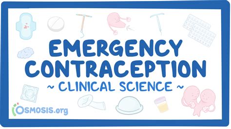 Emergency Contraception Clinical Sciences Osmosis Video Library