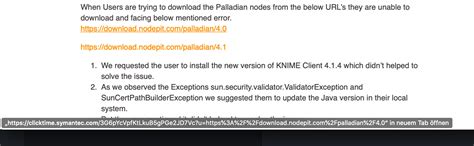 issue in installing palladian nodes from the nodepit palladian