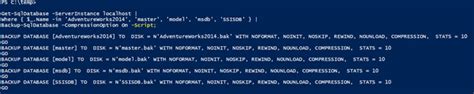 backing up sql server databases is easier in powershell than t sql