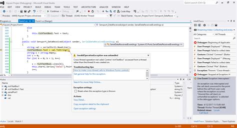 plot cross thread operation not valid control richtextbox1