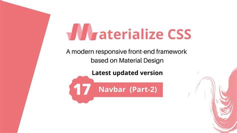 materialize css navbar 17 searchbar and sidenav in materialize css