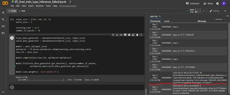 type inference failed this indicates an invalid graph that escaped