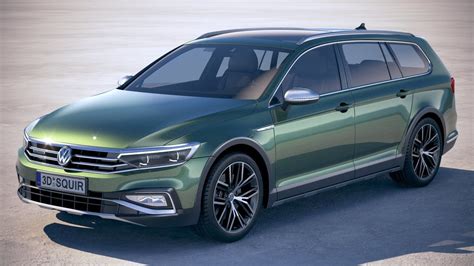 volkswagen passat alltrack 2020 3d cgtrader