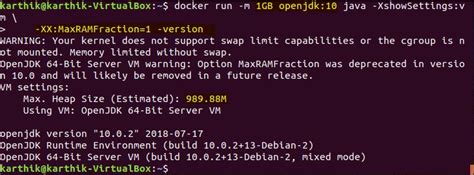 how to set memory limit for your java containers