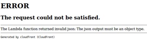 node js aws lambda edge cloudfront error stack overflow
