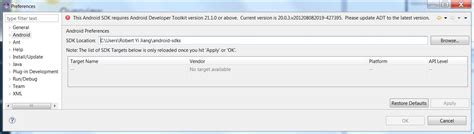 can not install android adt 21 1 on eclipse juno windows 7 after