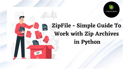 zipfile simple guide to work with zip archives in python