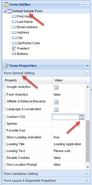 css form layout customization examples loorms help center