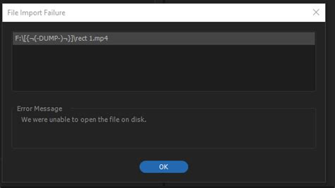 mp4 files are not working with premiere cc 2017 adobe support
