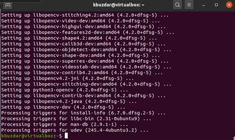how to install opencv on ubuntu 20 04 vitux