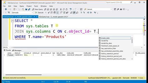 query to select columns details like datatype size is nullable etc