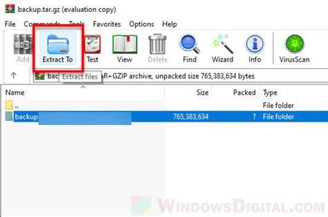 how to open or extract gz tar gz or tar file in windows 10 windows