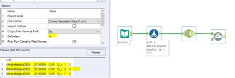 tab delimited columns alteryx community