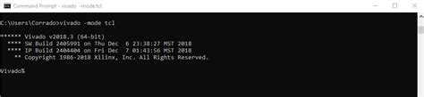 how to wrap vivado cli in the windows shell using python