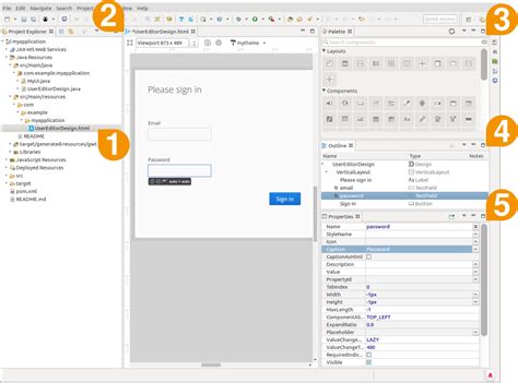getting started vaadin designer 2 vaadin 8 docs