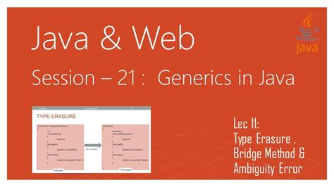 generics in java 11 type erasure in java generics bridge method