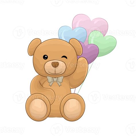 Illustration Of Cute Teddy Bear 36028790 Png