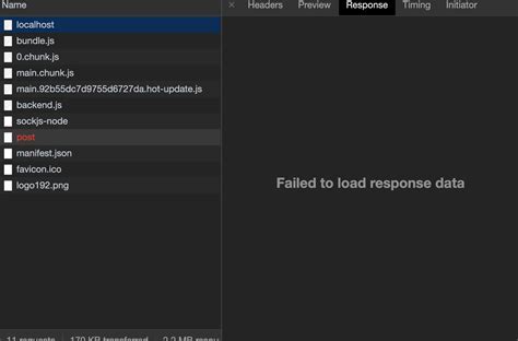 node js failed to fetch data from localhost stack overflow