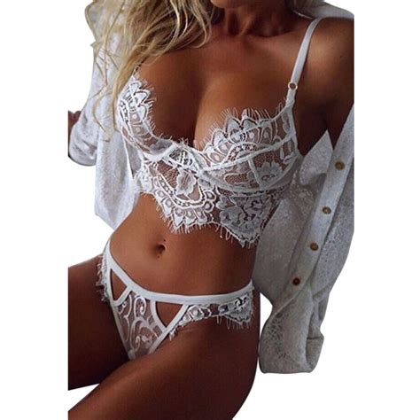 ZmysŁowy Komplet Bielizny Sexy Stanik Koronka Figi 9766118233 Allegro Pl
