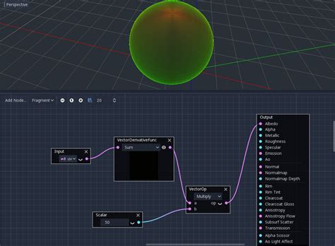 major update for visual shaders in godot 3 2