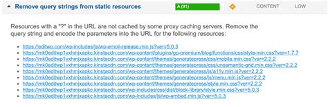 how to remove query strings from static resources without a plugin