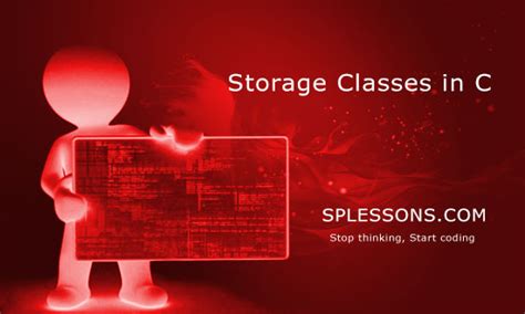 storage classes in c splessons
