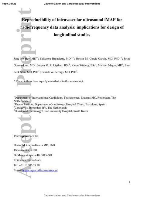 pdf reproducibility of intravascular ultrasound virtual histology