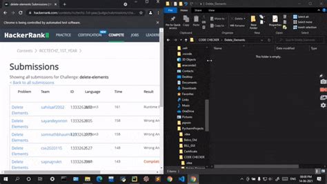 collects all accepted codes submitted within the given